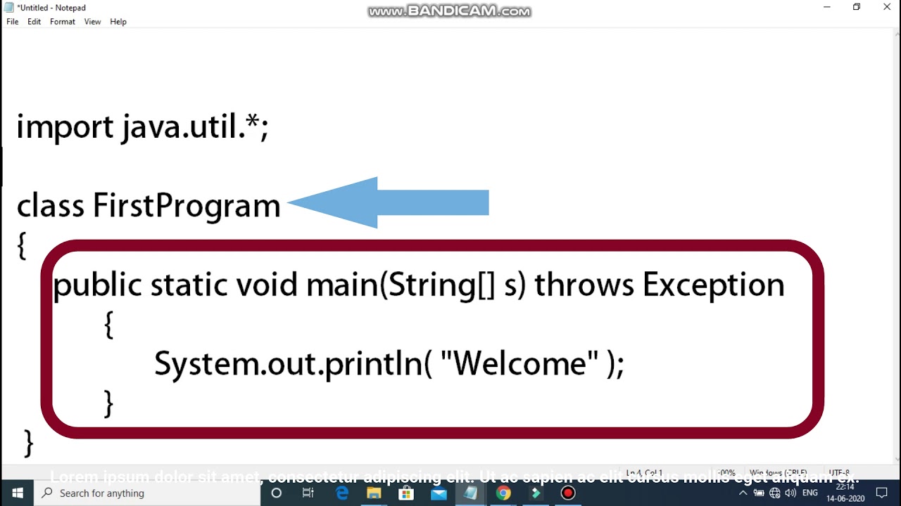 First Java Programming Youtube