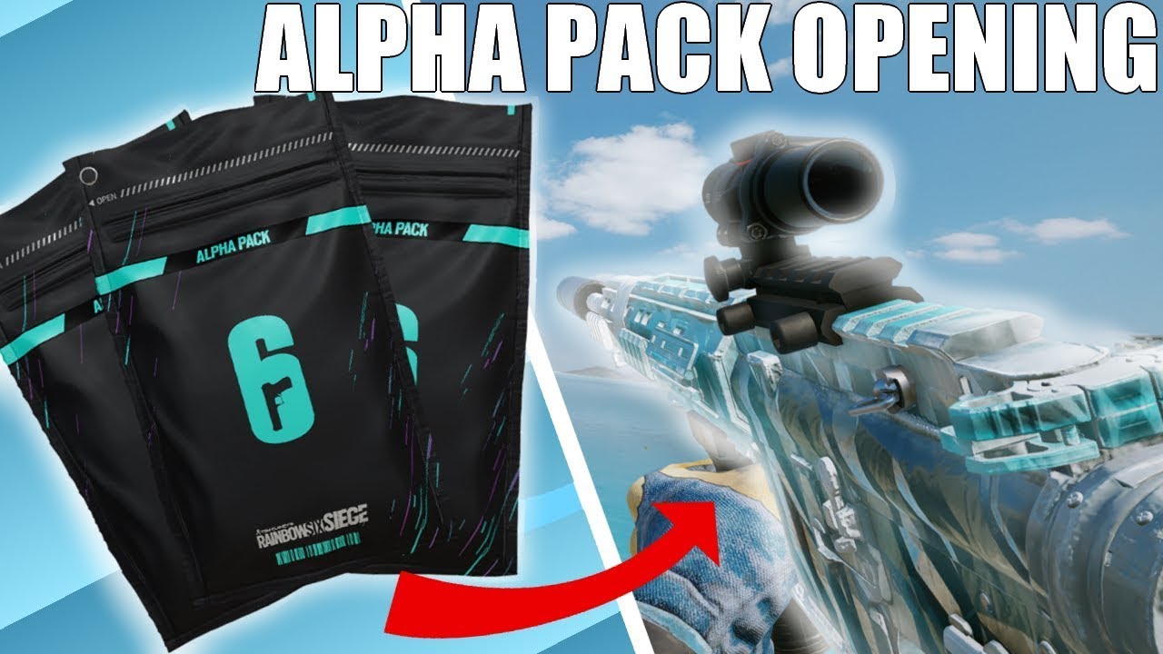 Black Ice Pack Opening Rainbow Six Siege Youtube