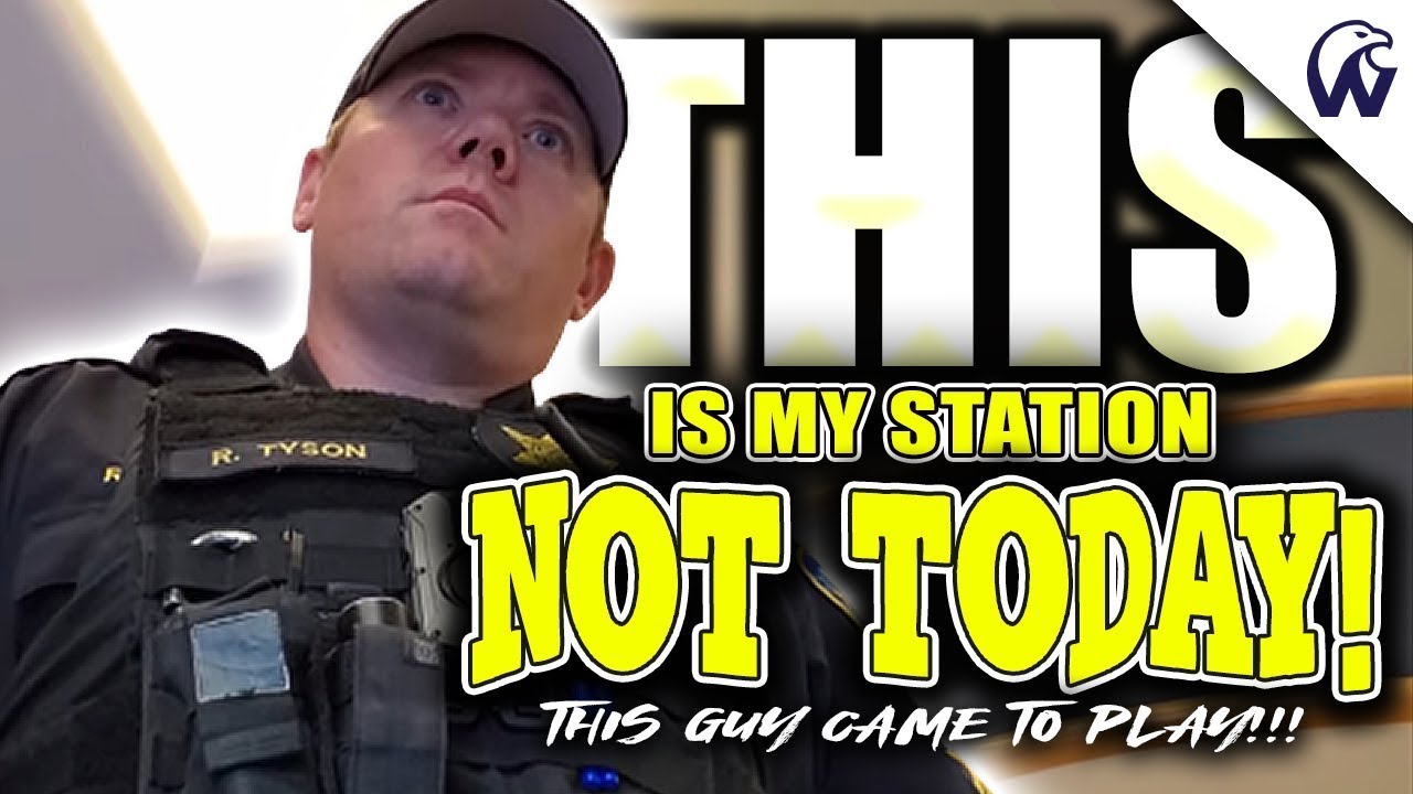 Id Refusal Cop Gets Owned In The Station Youtube