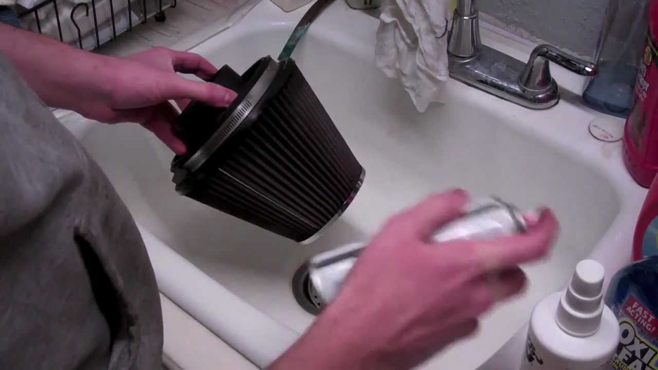 How To Clean Oil K N Air Filter 8 Easy Steps Youtube