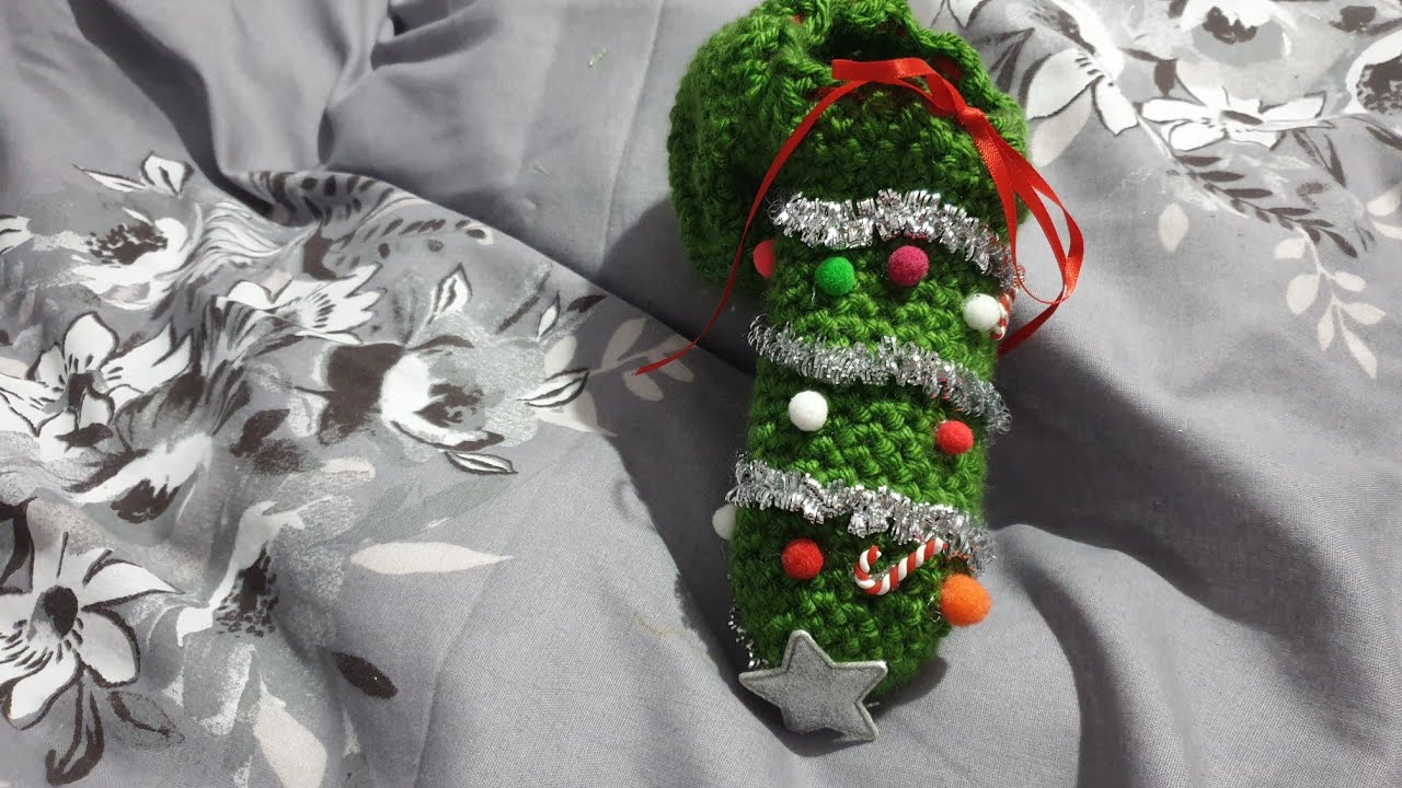 Part 1 Christmas Tree Crochet Willy Warmer Tutorial Youtube