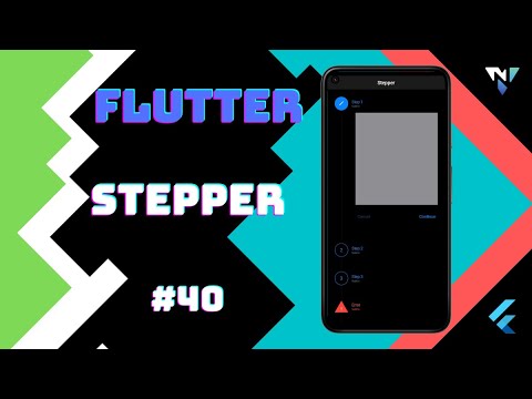 Google Flutter Tutorial For Beginners 40 Fun With Stepper In