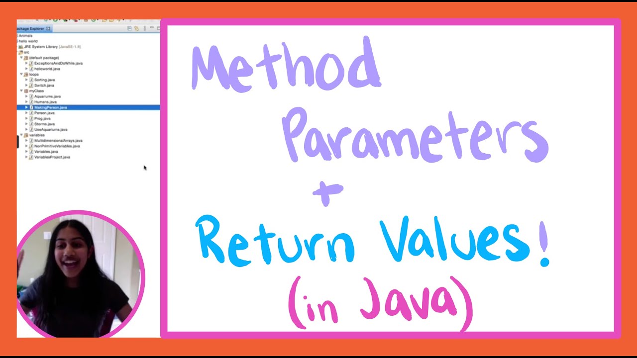 Method Parameters And Return Values In Java Youtube