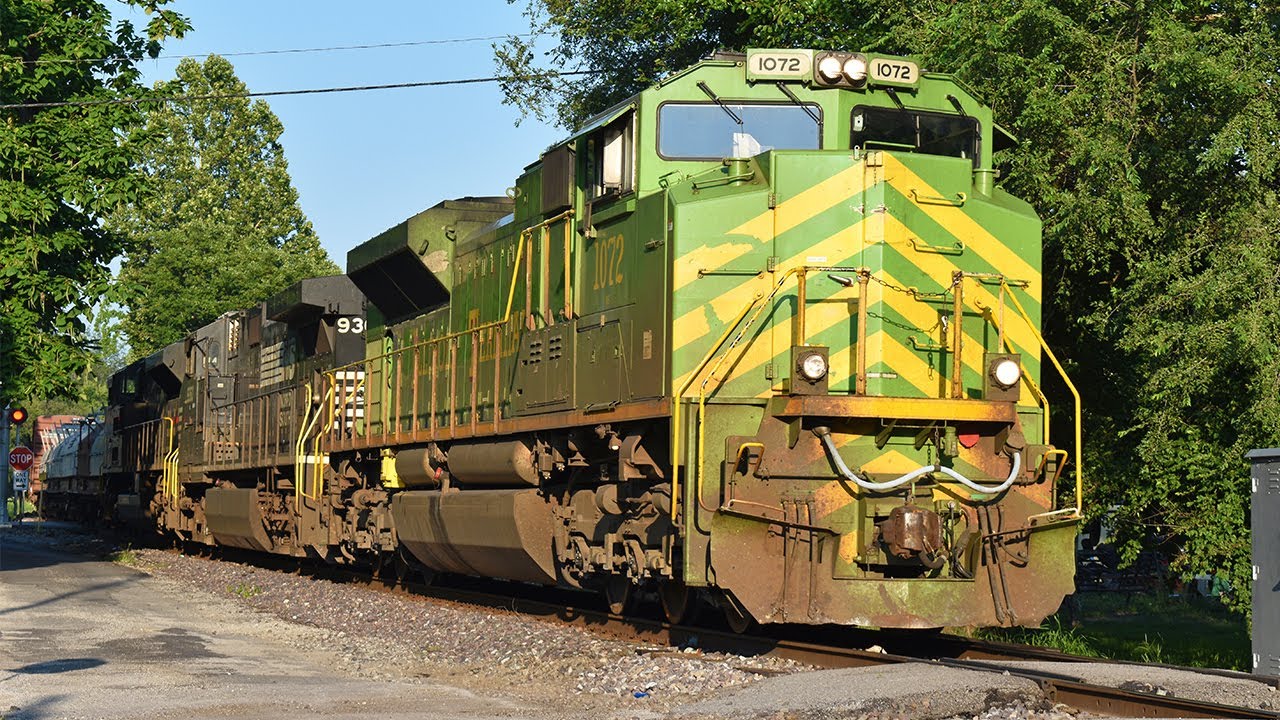 7 26 2021 Ns 1072 Illinois Terminal Heritage Unit Leads Ns 168 Youtube