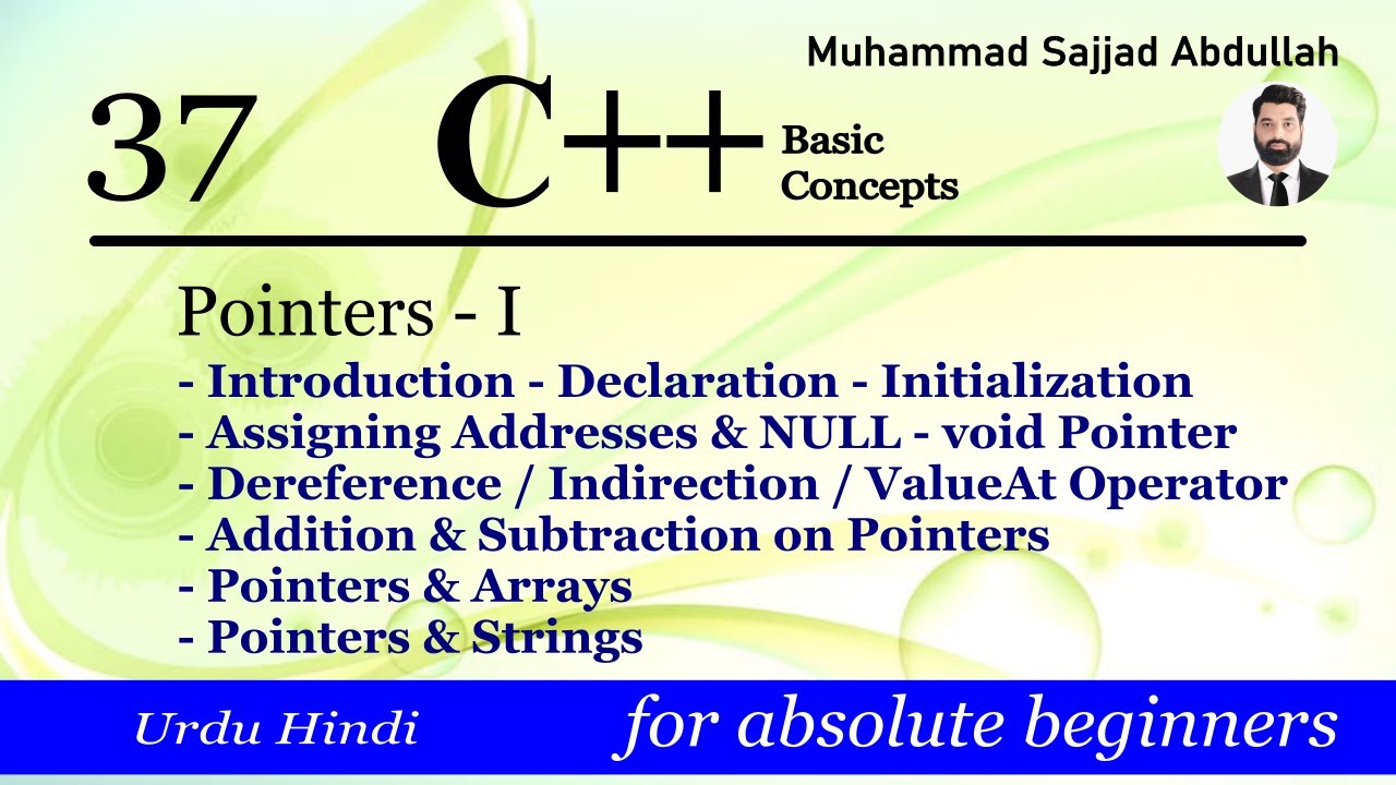 C Pointers I Introduction Youtube
