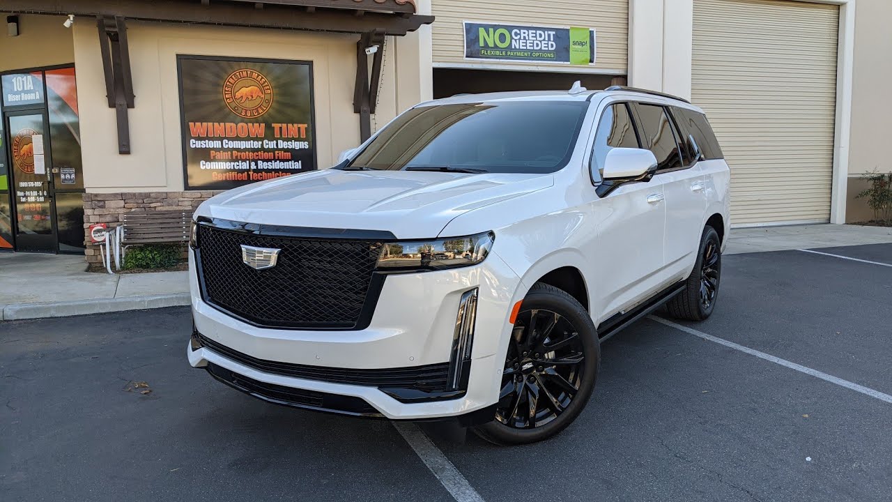 2021 Cadillac Escalade Window Tint Youtube