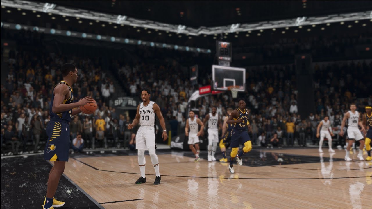 Nba Pacers Vs Spurs Ps5 Gameplay 4k Uhd Youtube