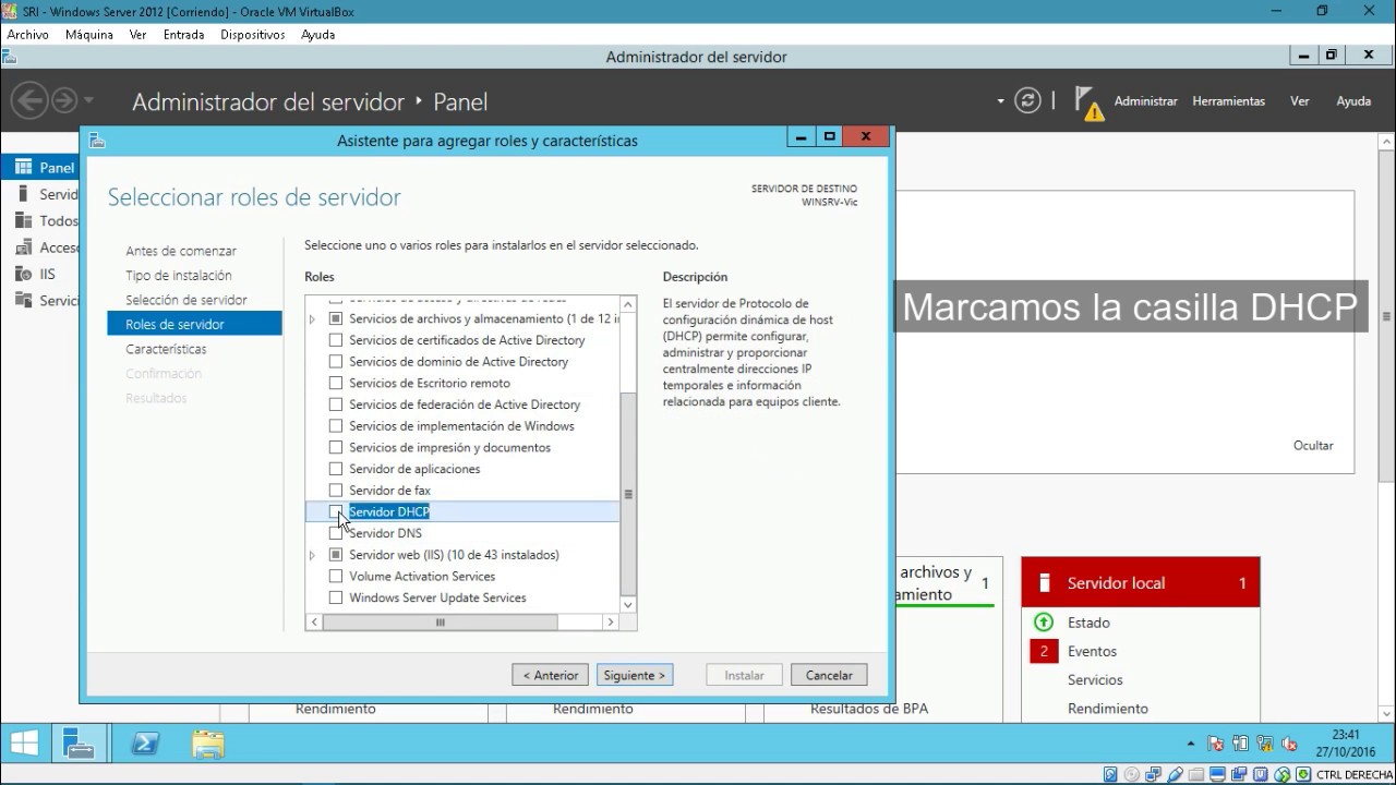 Dhcp Ipv6 En Windows Server 2012 Youtube