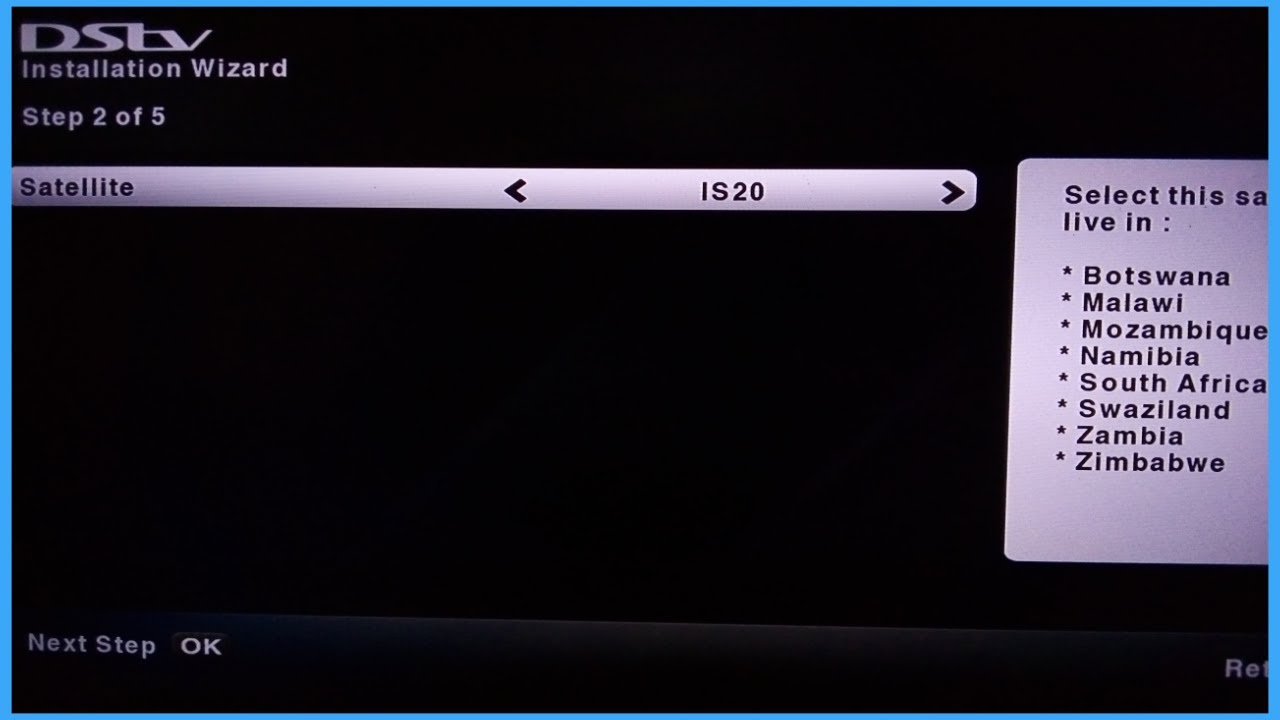 How To Run Dstv Installation Wizard In South Africa Youtube