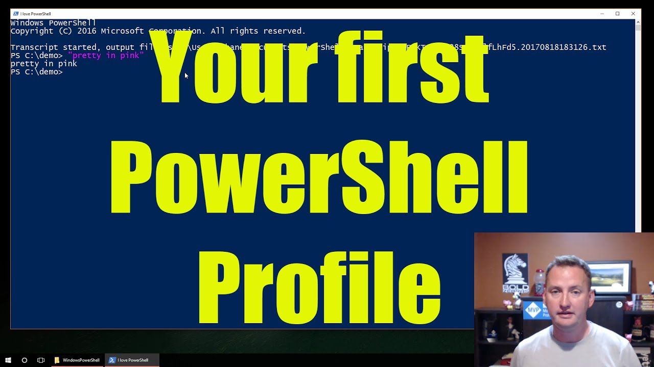 Getting Started With Powershell Profiles Youtube