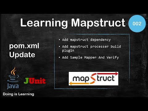 002 Learning Mapstruct Pom File Update Youtube