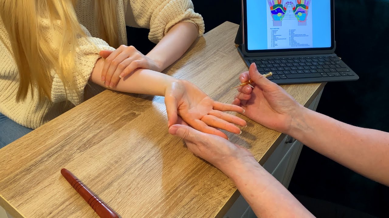 1 Hour Of Asmr Reflexology Mapping Unintentional Asmr Real Person