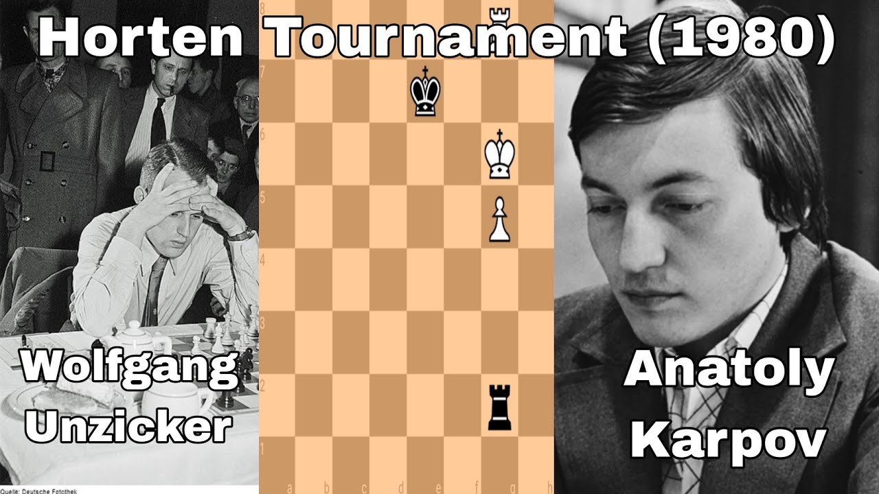 Horten Tournament 1980 Anatoly Karpov Vs Wolfgang Unzicker Youtube
