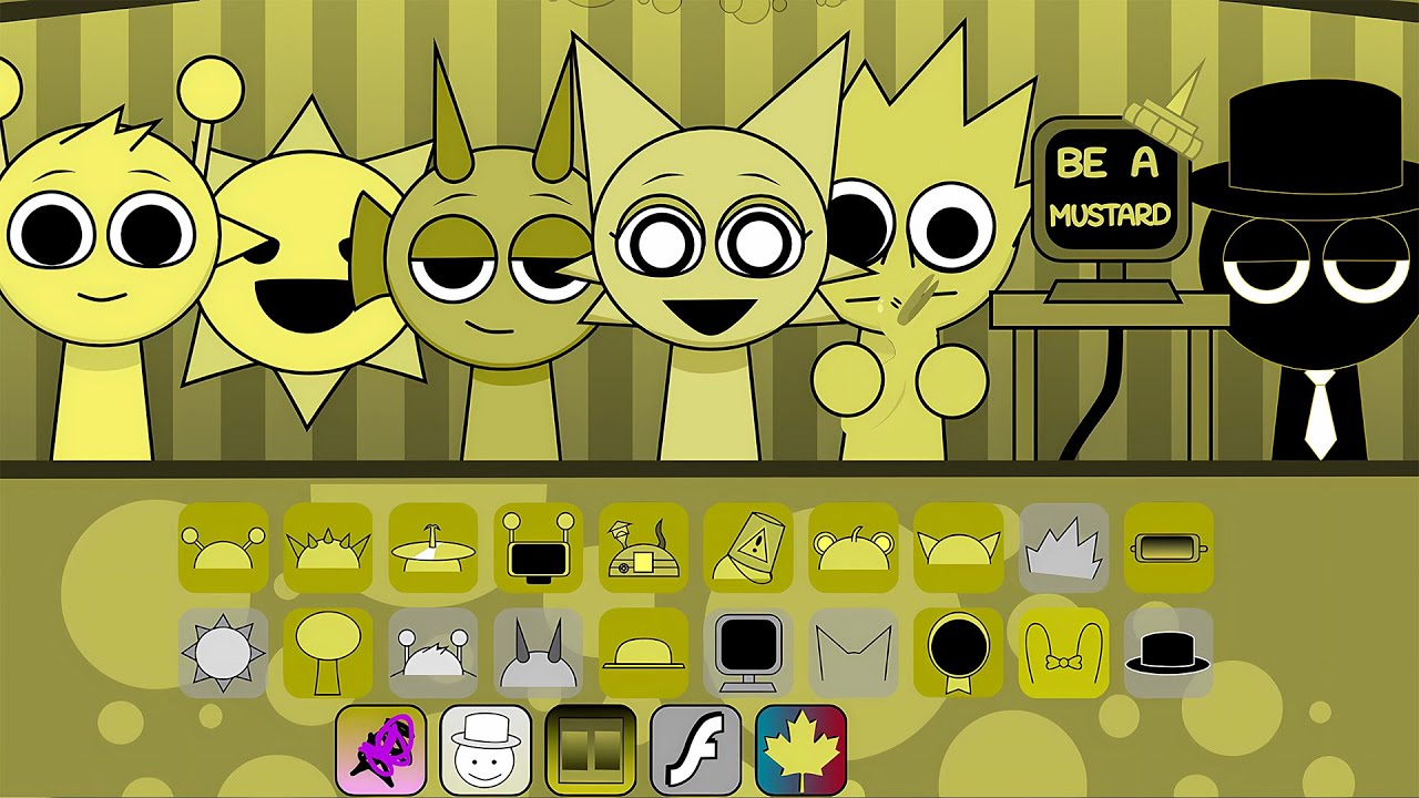 Incredibox Sprunki Mustard Version All Characters Horror Versions ...