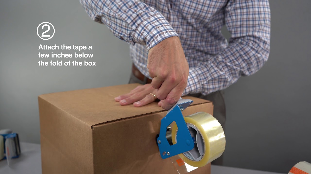 How To Tape A Box At James Schofield Blog
