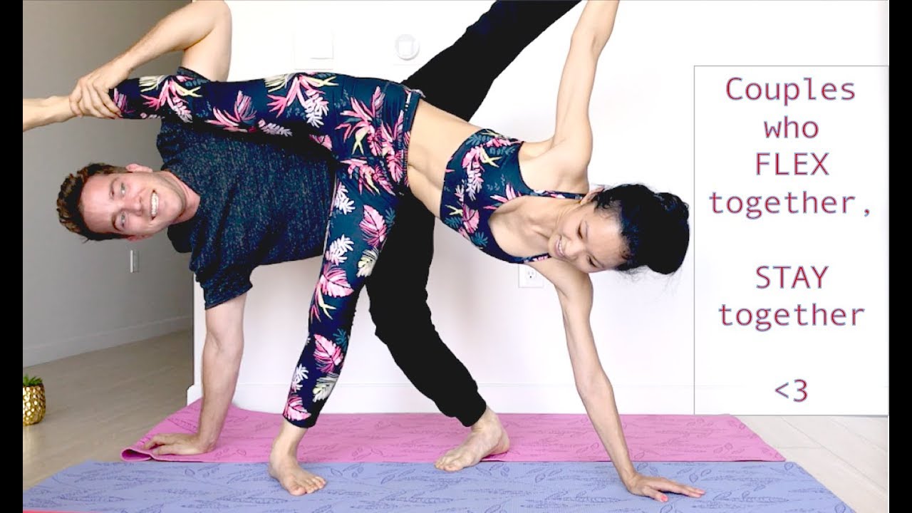 Couples Yoga Challenge W My Crush Trying Impossible Poses