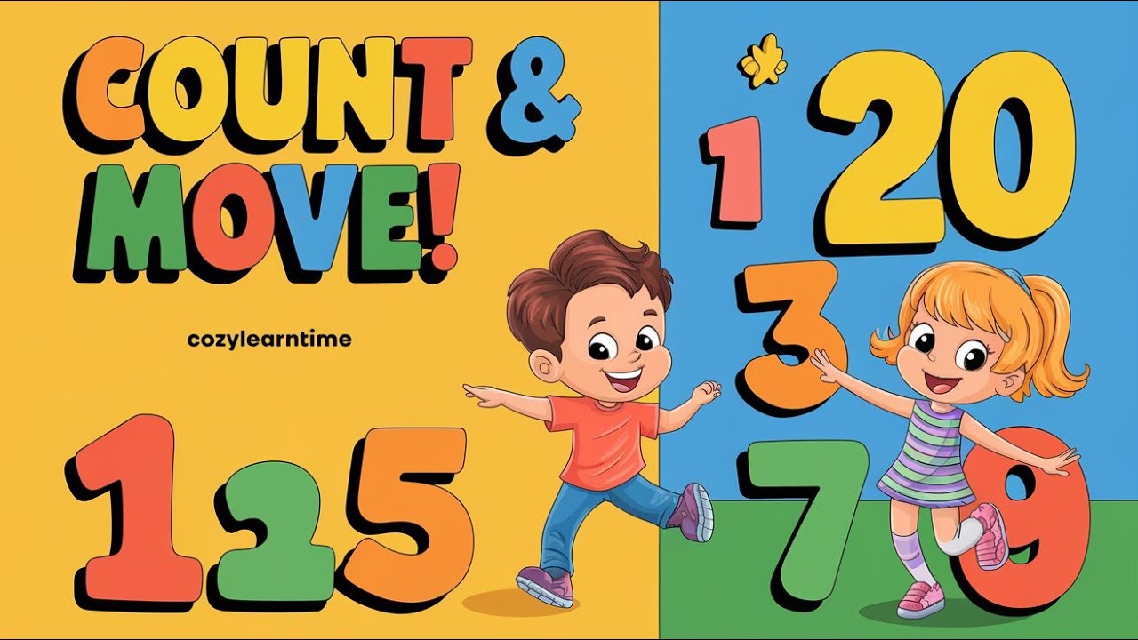 Count Move рџћ Fun Counting Song For Kids 1 20 Cozylearntime