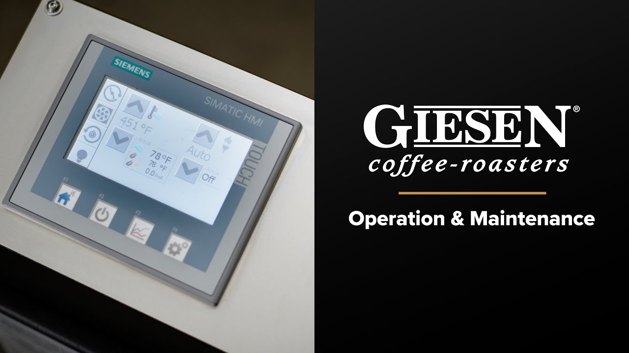 Giesen Coffee Roaster Operation Maintenance Youtube