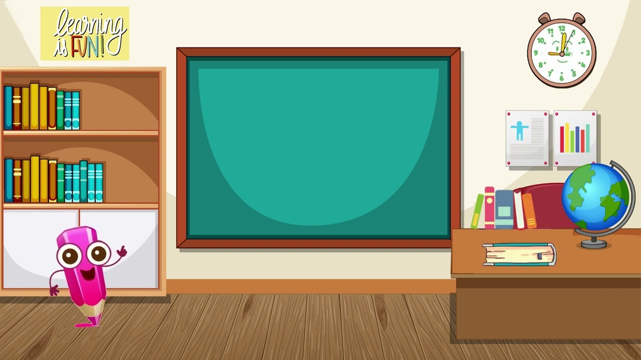 Colorful Cartoon Classroom Backgrounds For Creative Learning