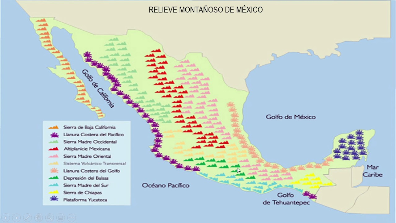 Geografía 08 Sistemas Montañosos De México Y El Mundo Youtube