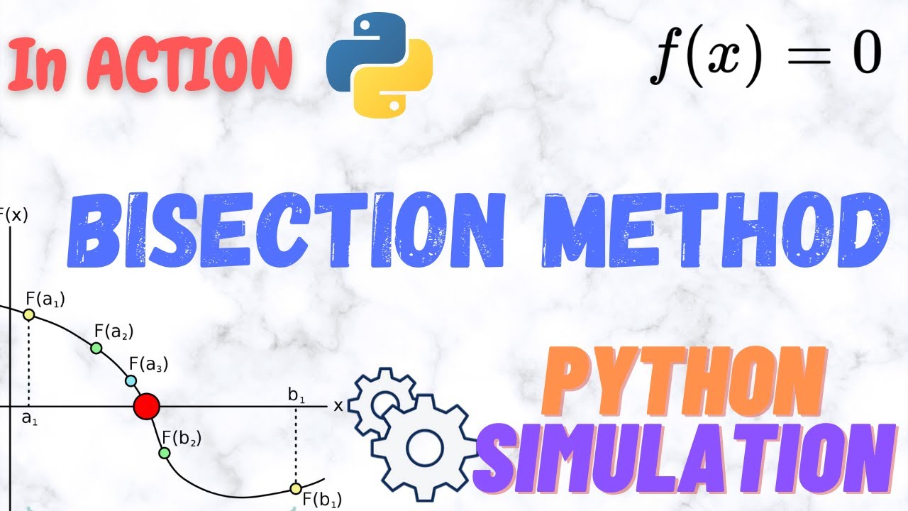 Animation Bisection Method Python Simulation In Action Youtube