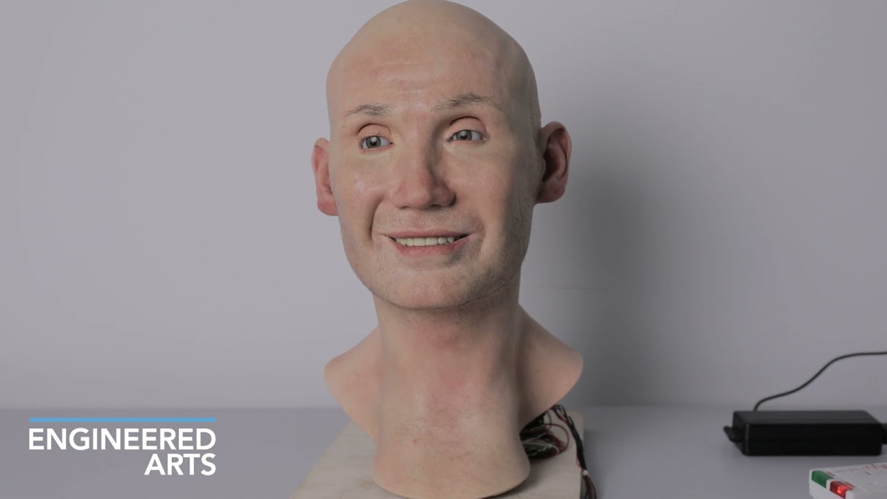 Realistic Mesmer Robot Head Adran Youtube
