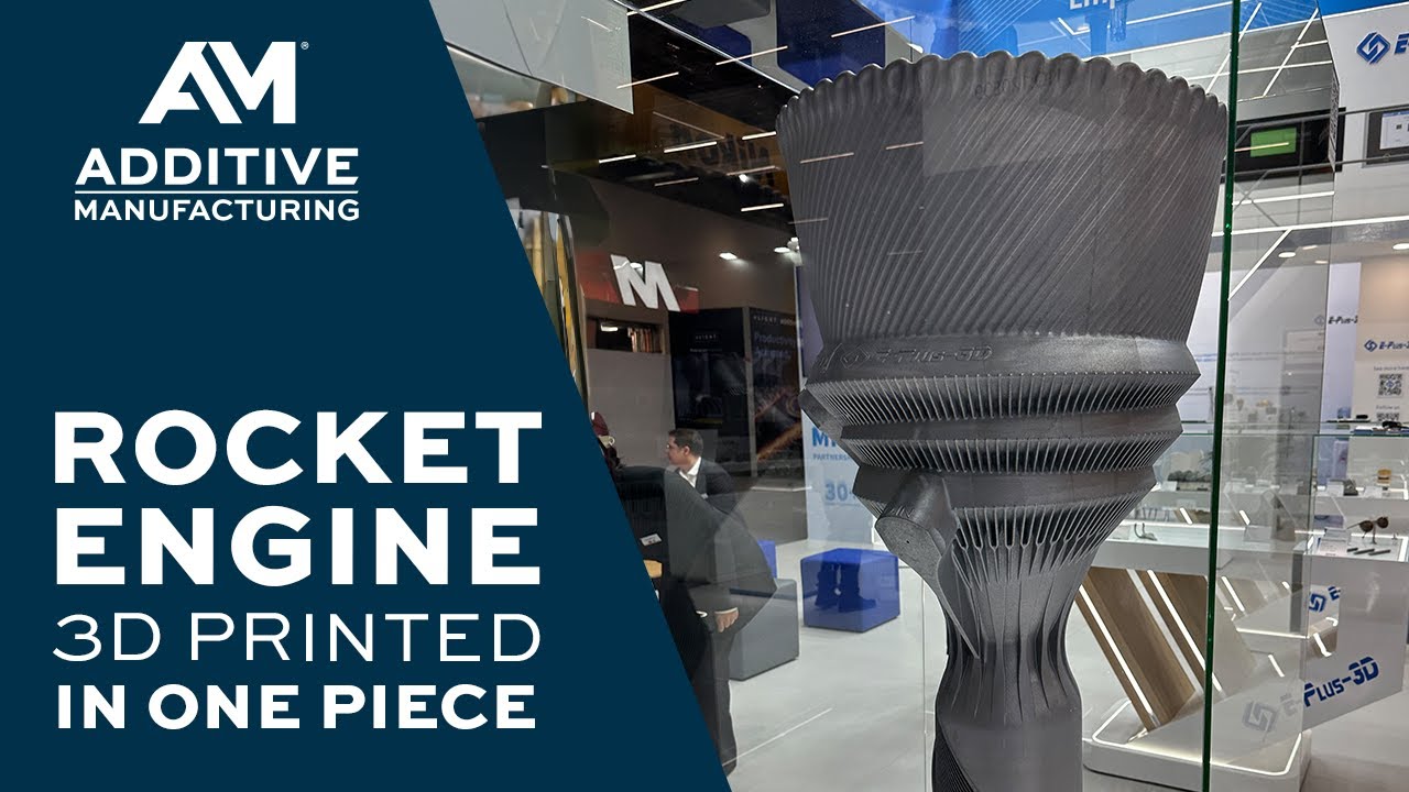 Rocket Engine 3d Printed In One Piece With No Postprocessing Formnext
