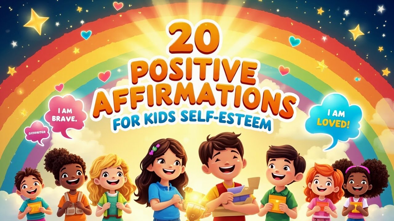 20 Positive Affirmations For Kids Self Esteem рџњџ Watch At Least Once A