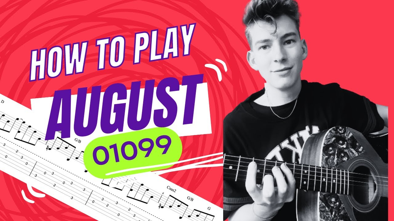 August 01099 Tutorial Für Gitarre Youtube