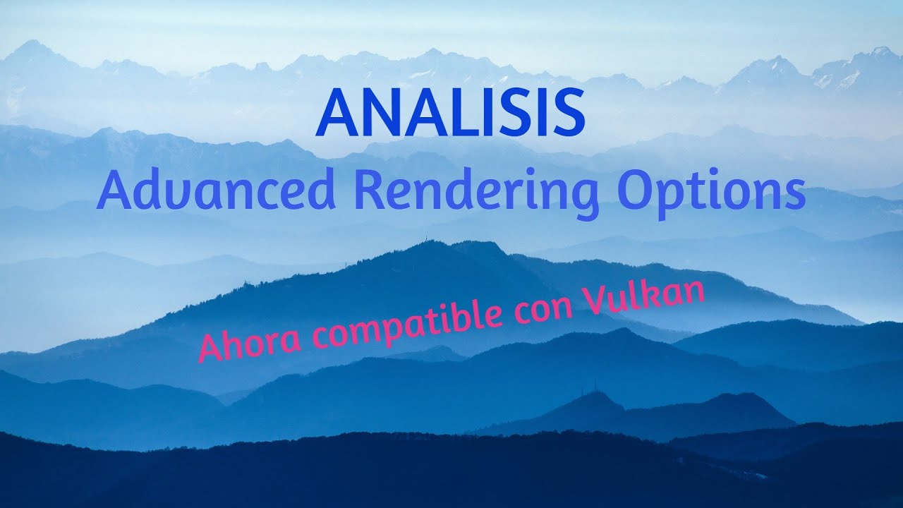Advanced Rendering Options Vulkan Youtube