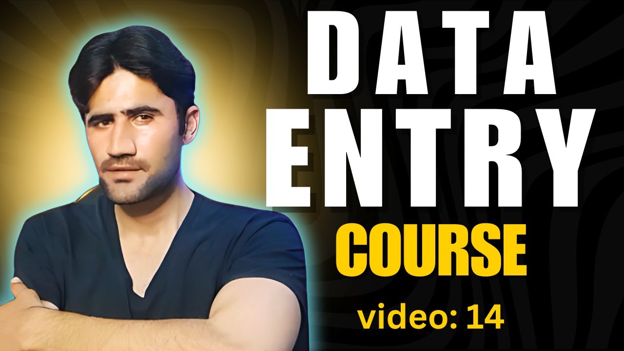 Data Entry Tutorial For Beginners Class 14 Youtube