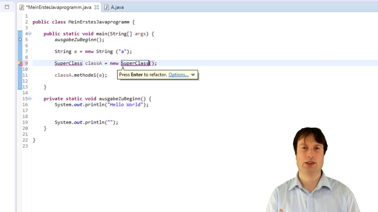 08 Eclipse Ide Refactoring Youtube