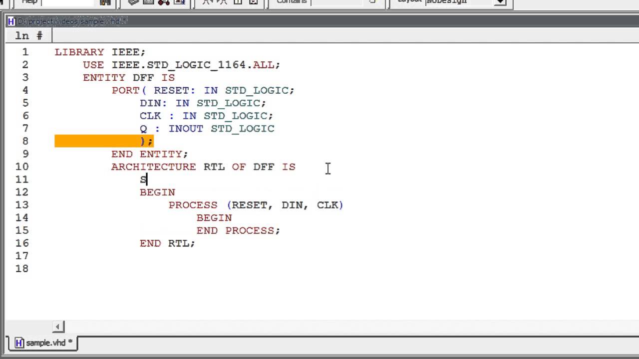 Vhdl Basic Tutorial 3 Youtube