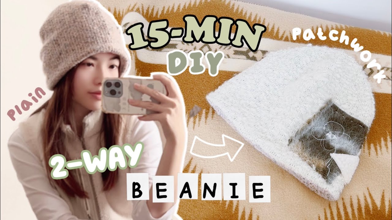 How To Sew A Reversible Beanie In 15 Minutes Super Easy Free Sewing