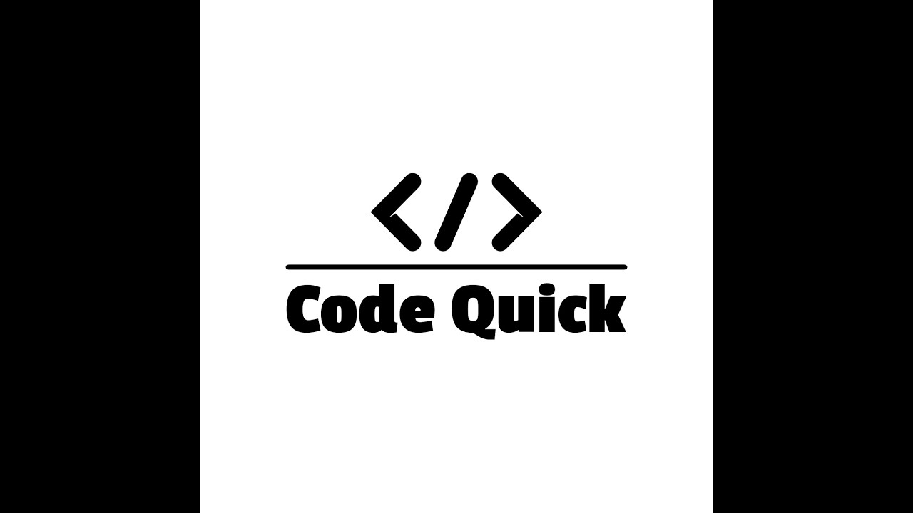 Code Quick Vs Code Extension Tutorial Youtube