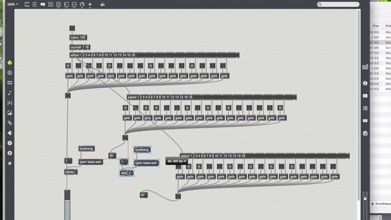 Max 7 Tutorials 7 1 Basic Drum Sequencer Making Your Own Objects