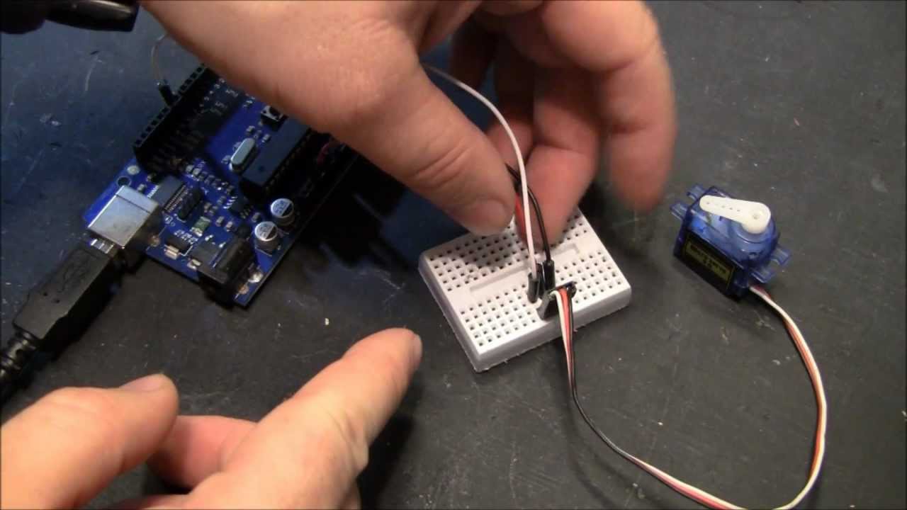 Arduino Servo Tutorial Knob And Sweep Youtube