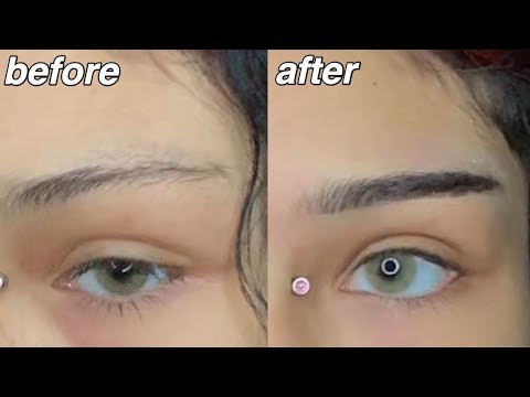 Straight Eyebrow Tutorial Youtube