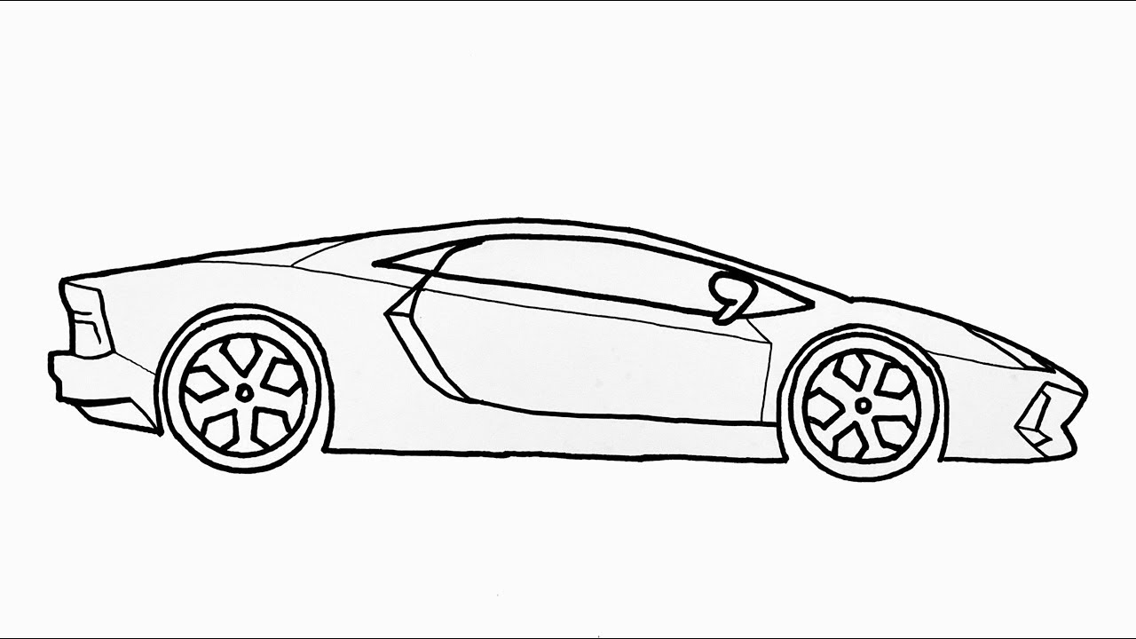How To Draw Sports Car