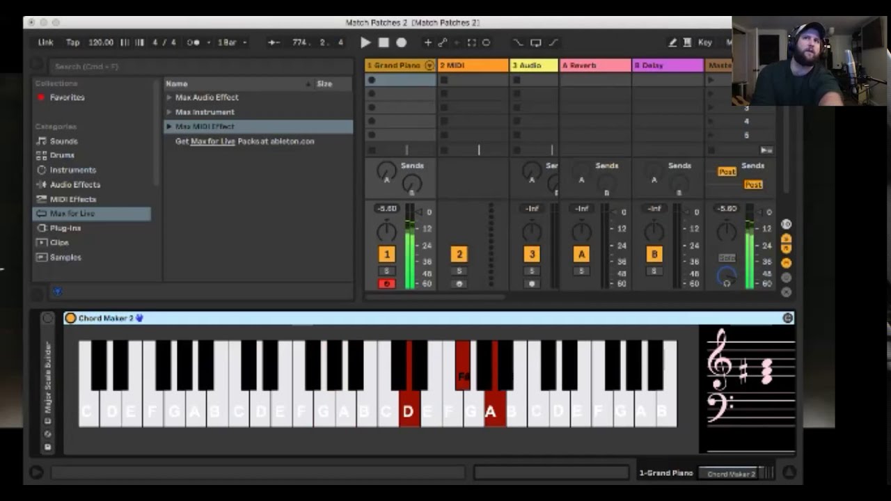 Max Msp Creating Scales Chords And Intervals Youtube