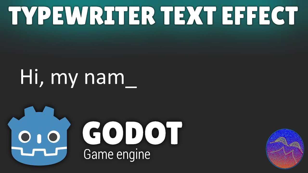 Typewriter Text Effect In Godot Godot 4 Tutorial Youtube