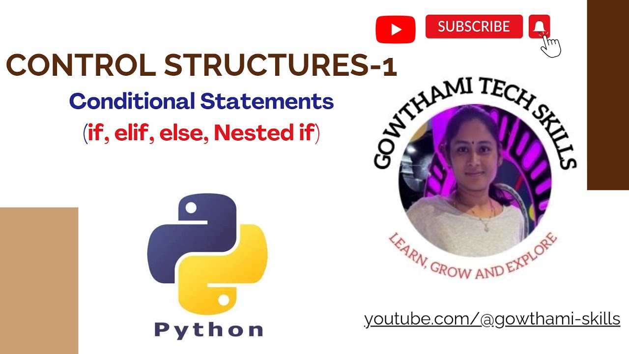 Lecture 16 Python Control Structures 1 Conditional Statements If Elif