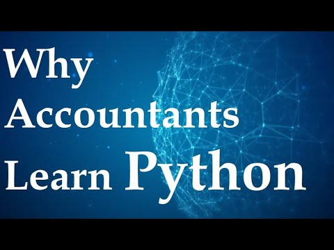 Why Accountants Learn Python Youtube