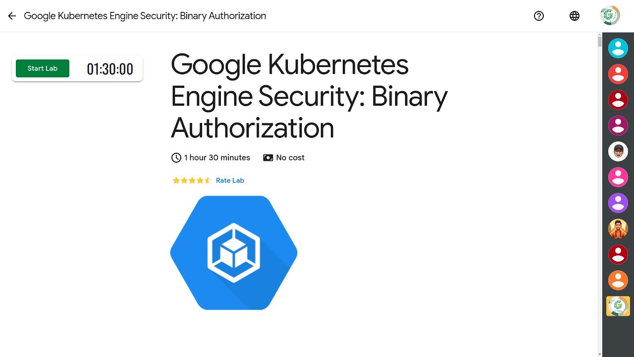 Google Kubernetes Engine Security Binary Authorization Gsp479