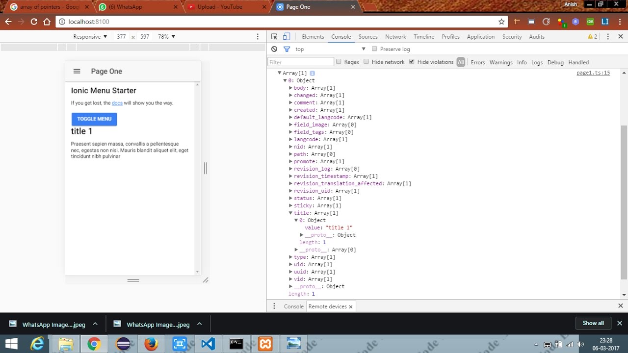 Ionic 2 Fetch Data From Restful Api Youtube