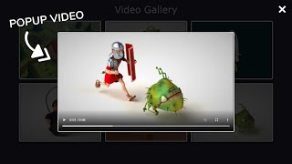 Create A Responsive Video Playlist Gallery Using Html Css Javascript Mr