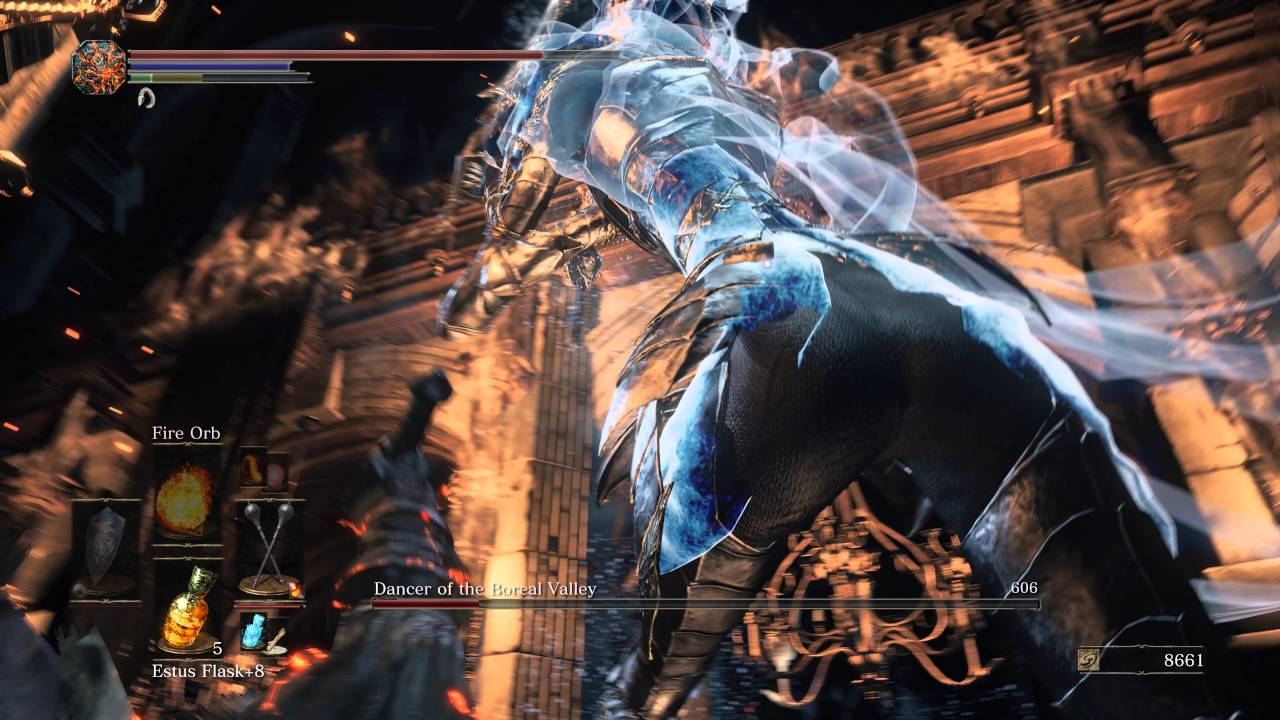 Dark Souls 3 Dancer Of The Boreal Valley Boss Fight 4k 60fps Youtube