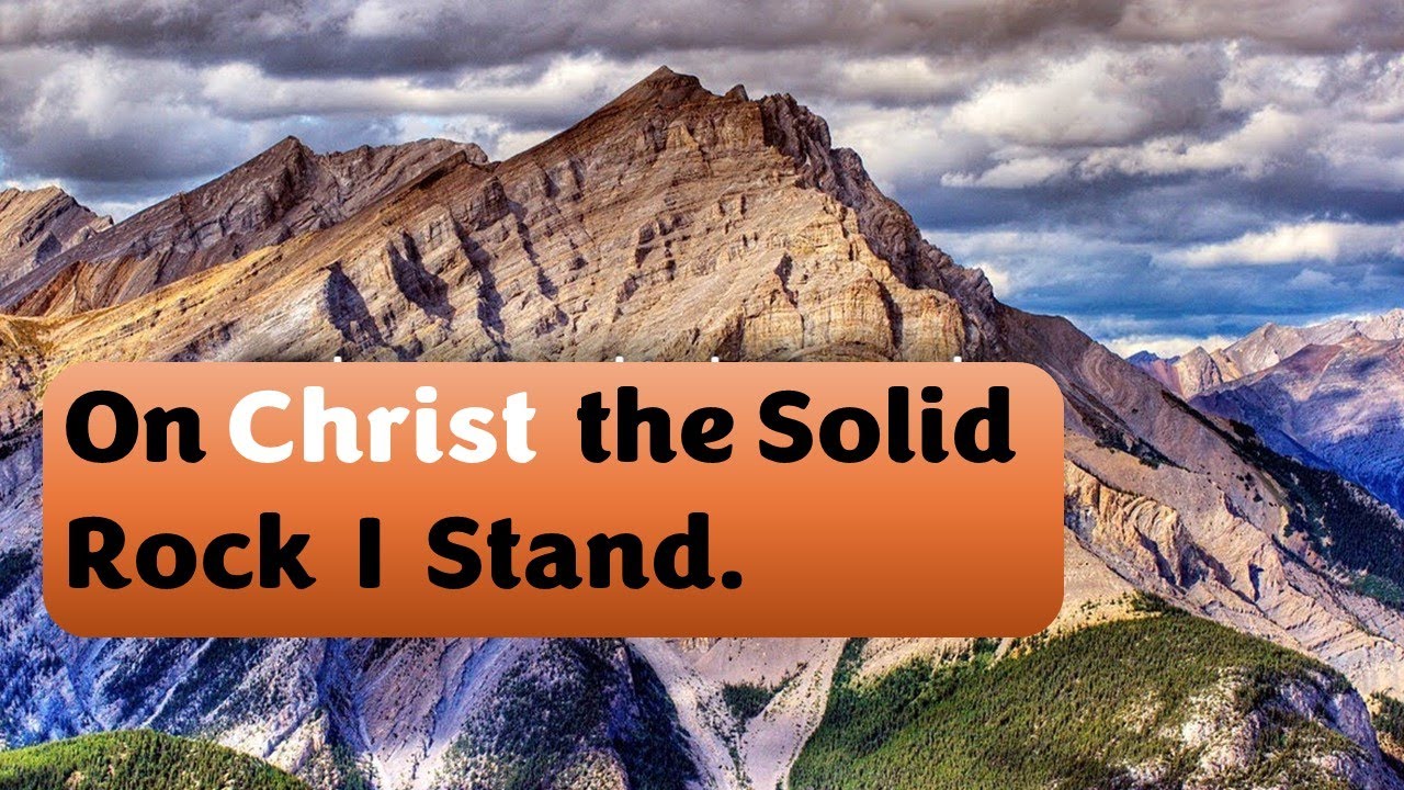 On Christ The Solid Rock I Stand Instrumental God Hymn Youtube