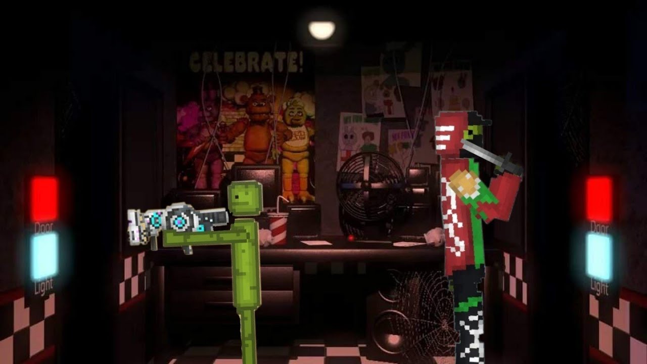 Fnaf 1 в Melon Playground Youtube
