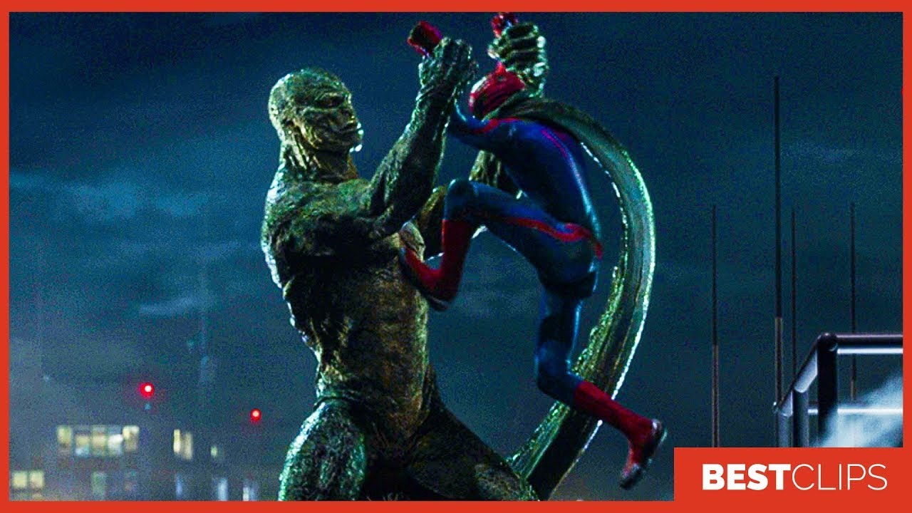 Spider Man Vs Lizard Final Fight Scene The Amazing Spider Man 2012